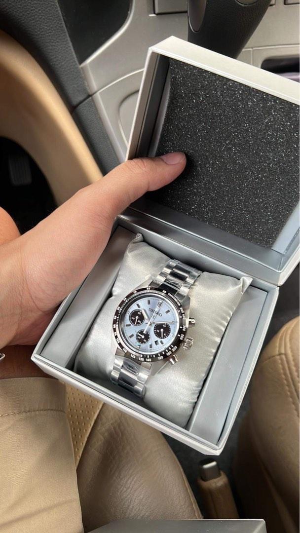 Seiko Speedtimer Ice Blue Panda Chronograph, Men's Fashion, Watches ...