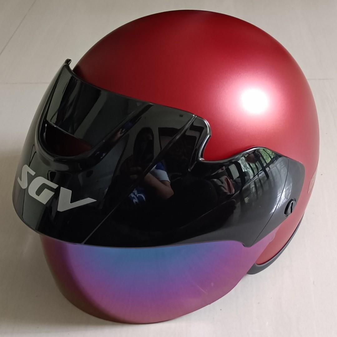Sgv Cruiser Helmet, Motorcycles, Motorcycle Accessories on Carousell
