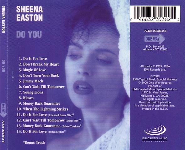 Sheena Easton DO YOU CDR, Hobbies & Toys, Music & Media, CDs & DVDs on ...