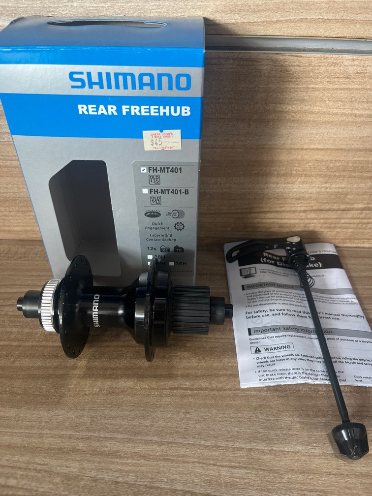 Shimano 12 speed rear freehub, Sports Equipment, Bicycles & Parts ...