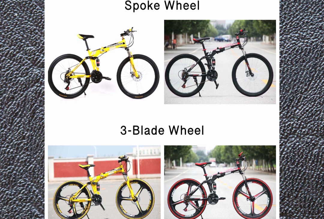 Shimano Gear! Begasso 26" Foldable Mountain Bike w Disc Brake 26 Inch ...