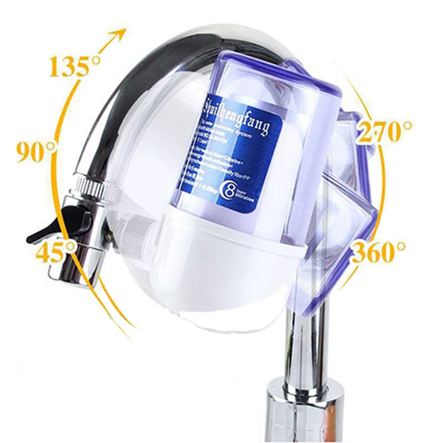 360* Rotation 8 Layer Filtration Sink Tap Water Purifier Filter Water ...