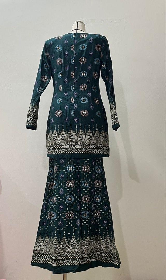 Preloved Sireh Pinang Modern Kurung, Women's Fashion, Muslimah Fashion ...