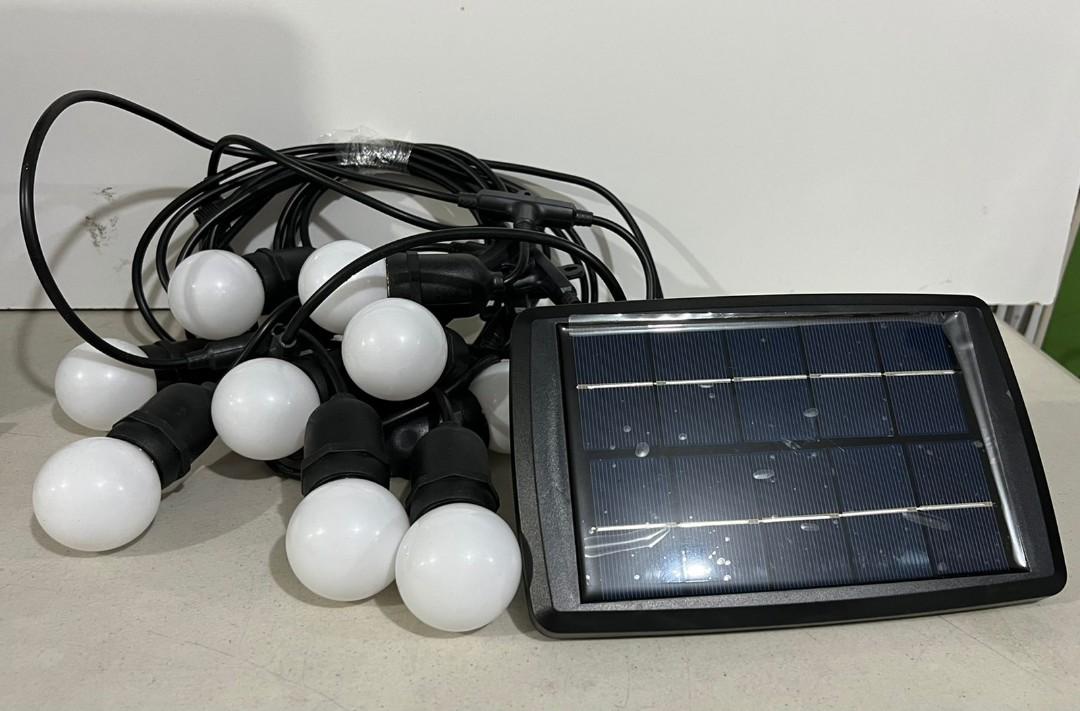Solar Patio Lights with FREEBIE :) SRP : 1150 10 bulbs 5 meter long 4 ...