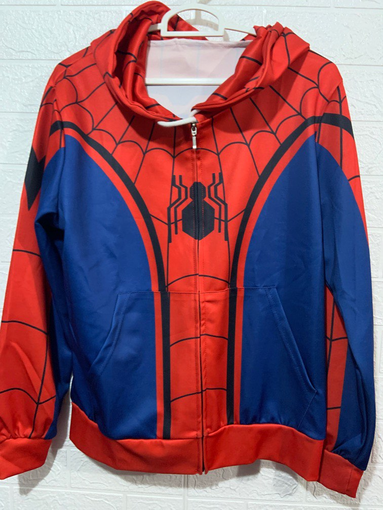 Spider Man Jacket, Men's Fashion, Coats, Jackets and Outerwear on Carousell