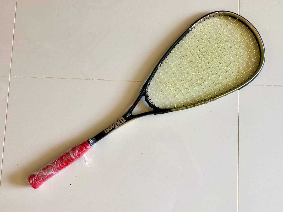 Squash Racket - Wilson Cobra Graphite Racket, Sports Equipment, Sports ...