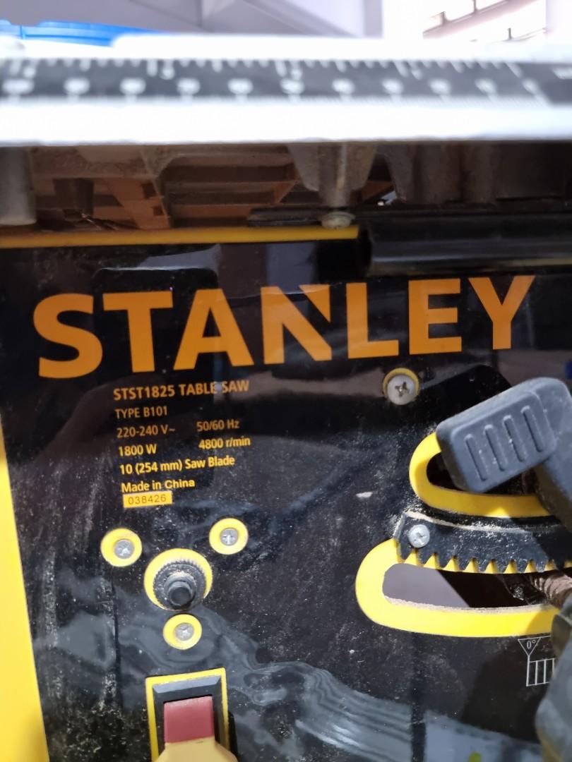 Stanley table saw stst1825, Furniture & Home Living, Gardening ...