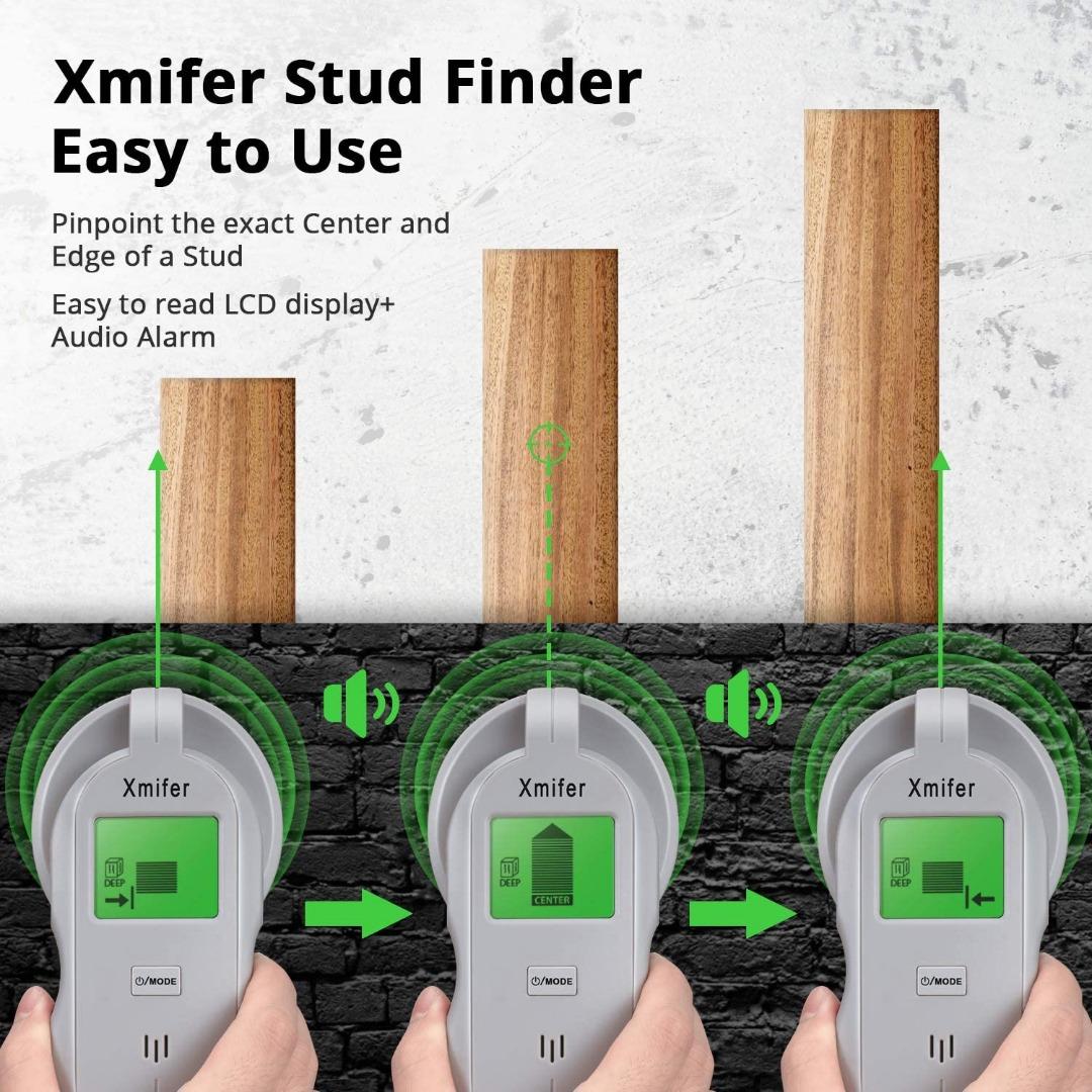 Stud Finder Sensor Wall Scanner - 4 in 1 Multi Function Electronic Stud ...