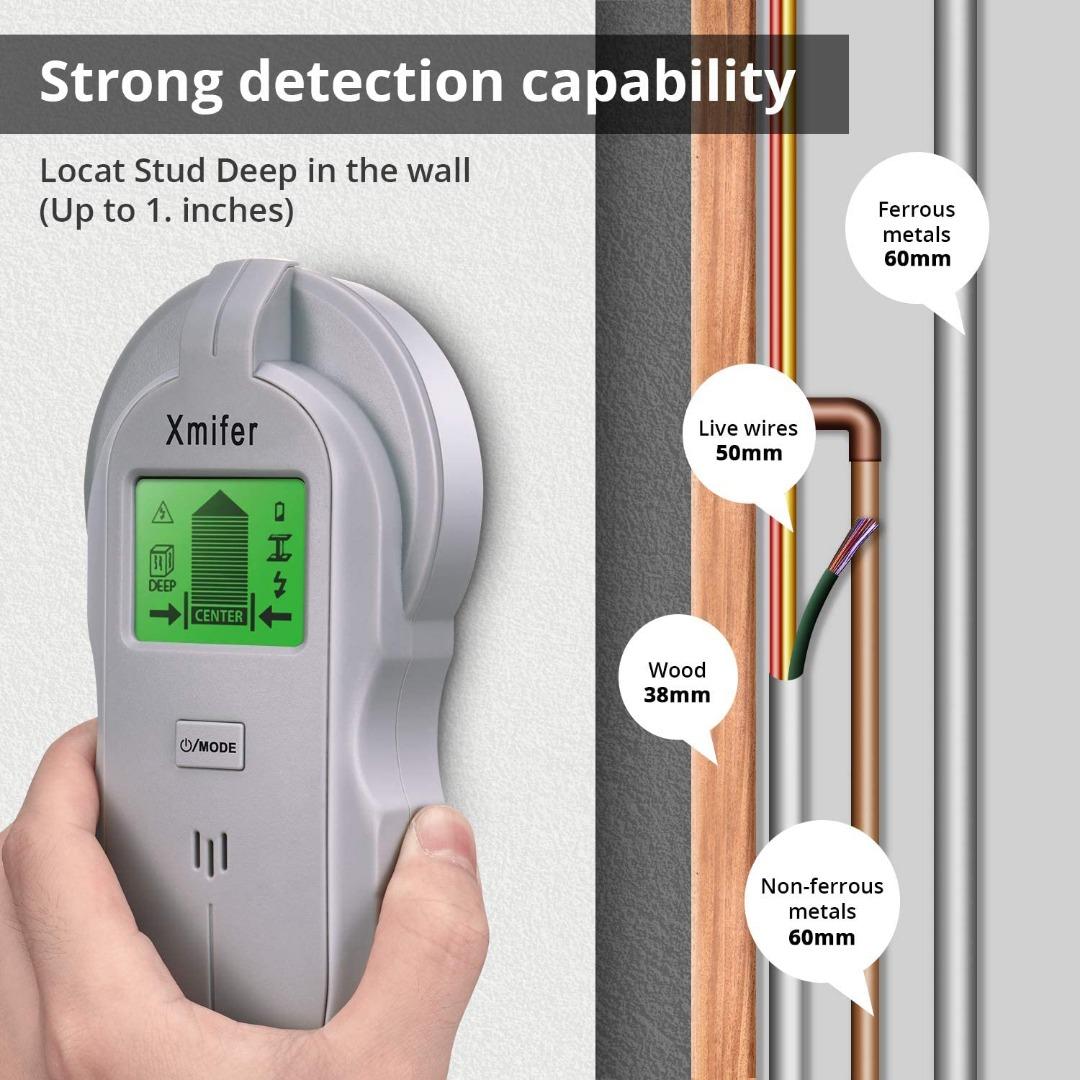Stud Finder Sensor Wall Scanner - 4 in 1 Multi Function Electronic Stud ...