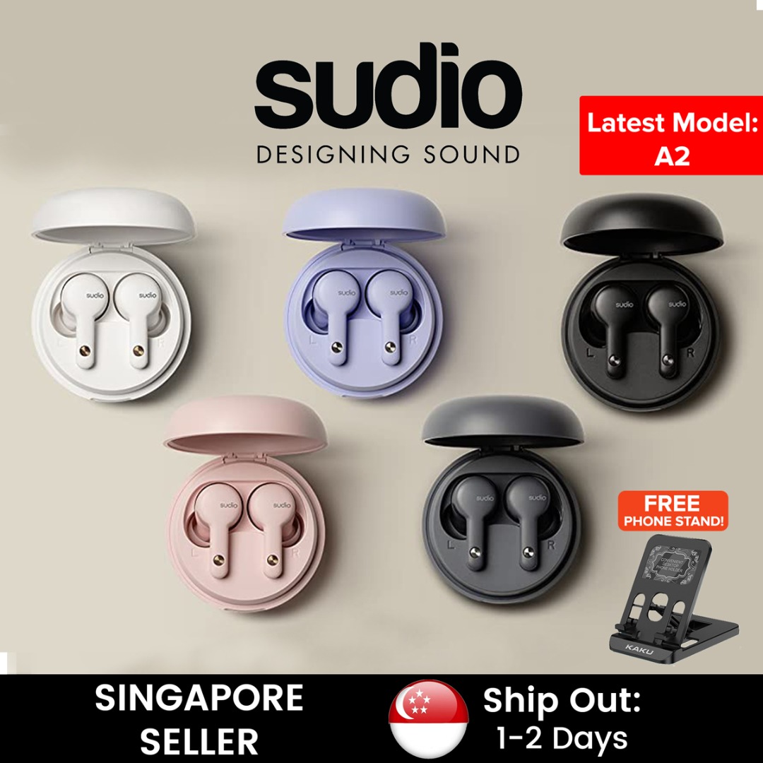 Sudio A2 True Wireless Earbuds with Hybrid Active Noise Cancellation ...