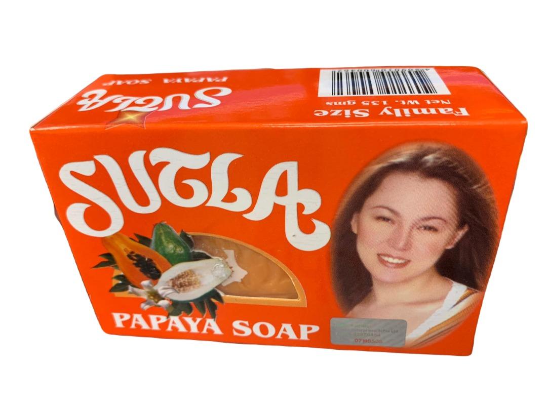 Sutla Papaya Cold Processed Herbal Soap - 135 grams x 3 bars, Beauty ...