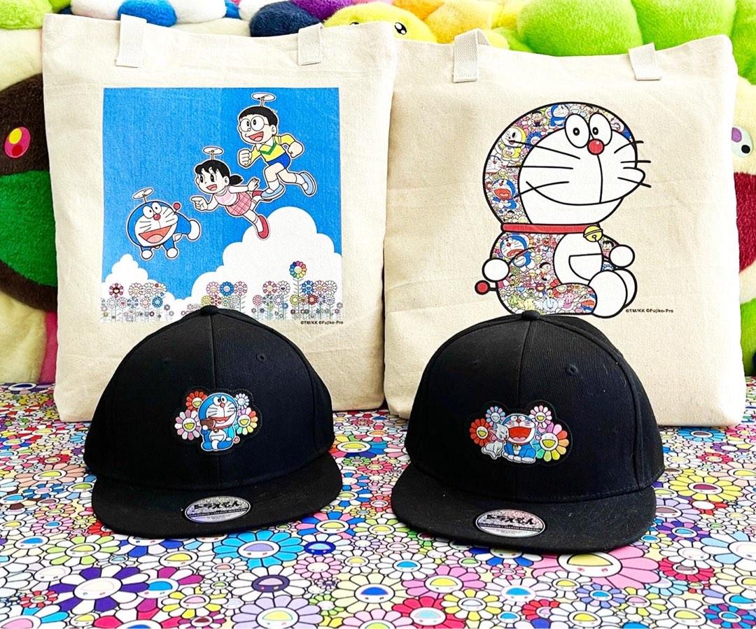 Takashi Murakami x Doraemon Tote Bag, Women's Fashion, Bags & Wallets, Tote Bags on Carousell