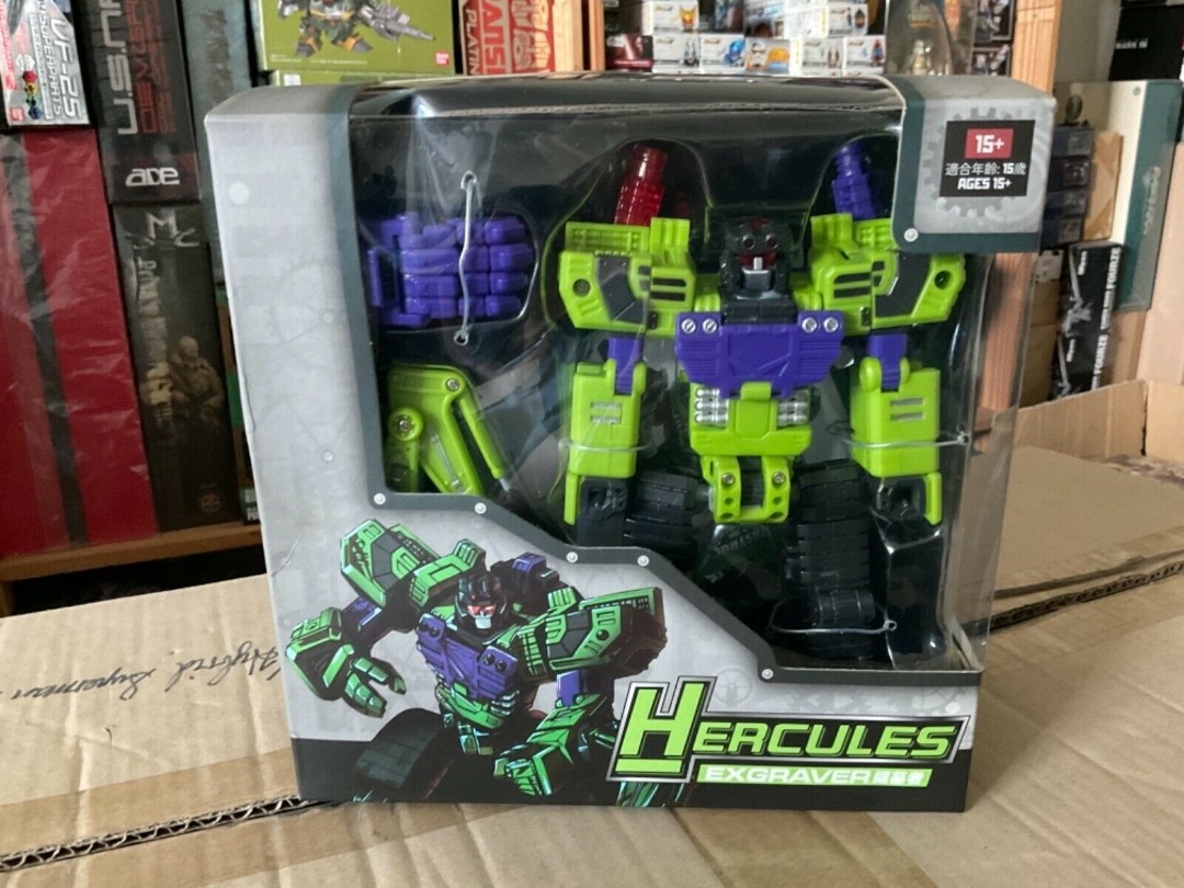 TFC TOYS TRANSFORMERS HERCULES EXGRAVER DEVASTATOR ROBOT, Hobbies & Toys, Toys & Games on Carousell