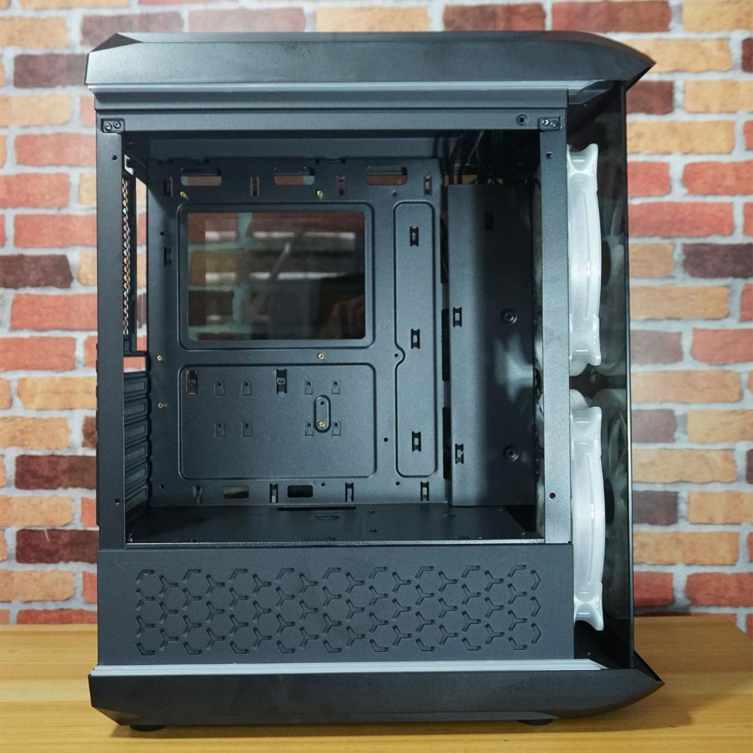 TGEARS BUFFOON T1500 Tempered Glass ATX Desktop Gaming Case, Computers ...