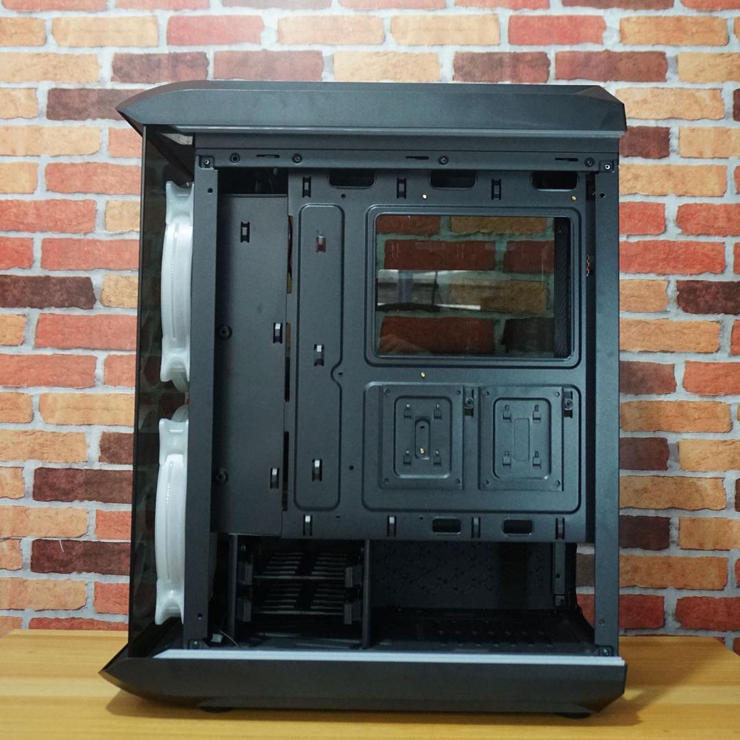 TGEARS BUFFOON T1500 Tempered Glass ATX Desktop Gaming Case, Computers ...