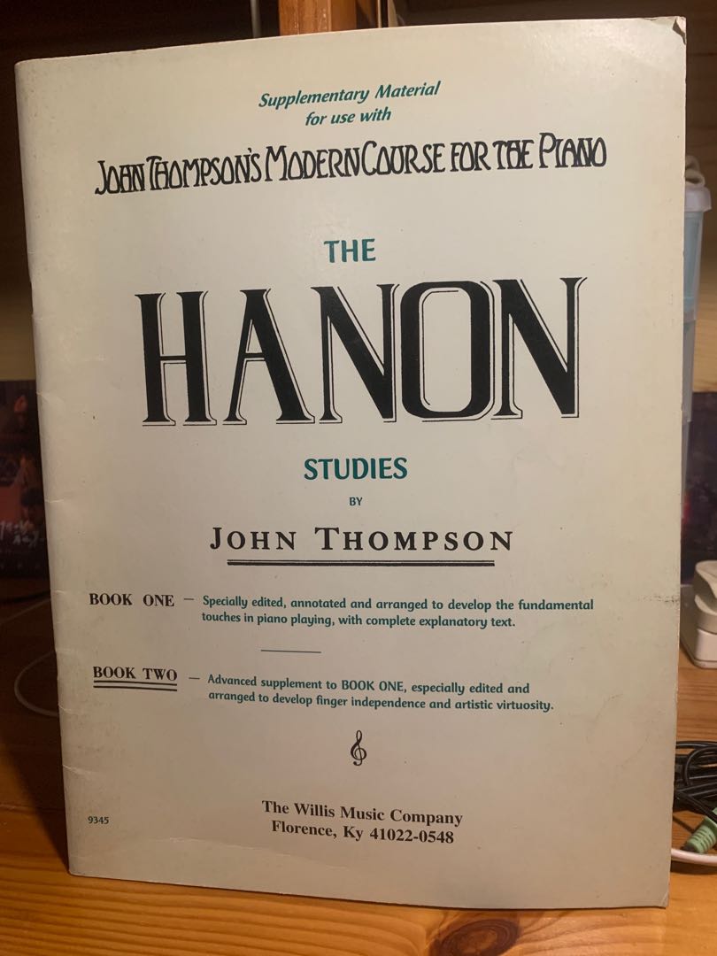 The Hanon Studies By John Thompson Book II, John Thompson’s Modern ...