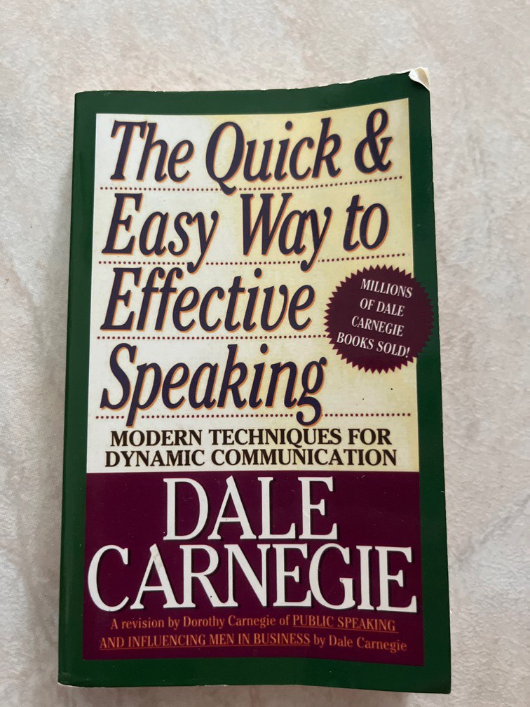 The Quick & Easy Way to Effective Speaking by Dale Carnegie, Hobbies ...