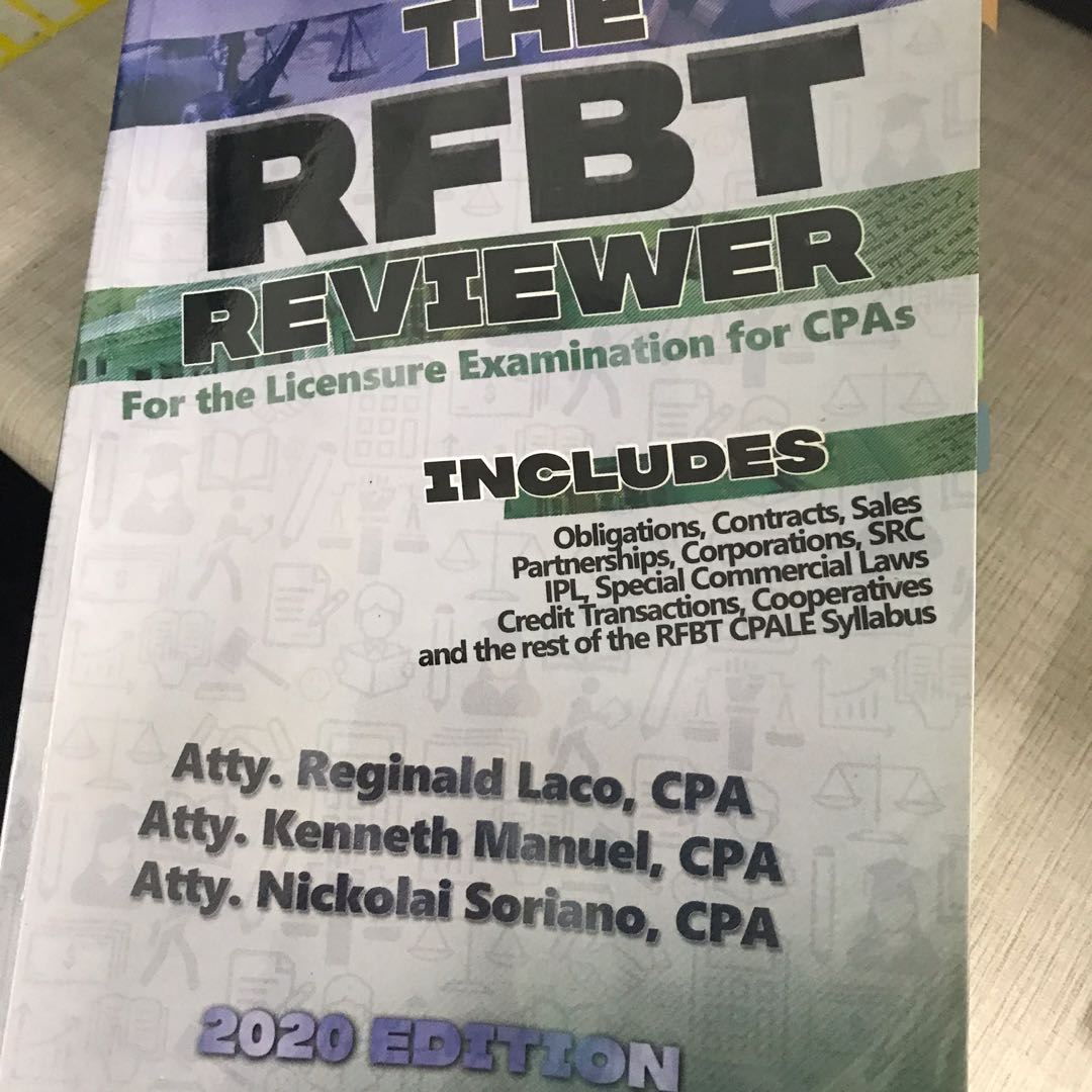 The RFBT Reviewer, Hobbies & Toys, Books & Magazines, Textbooks on ...