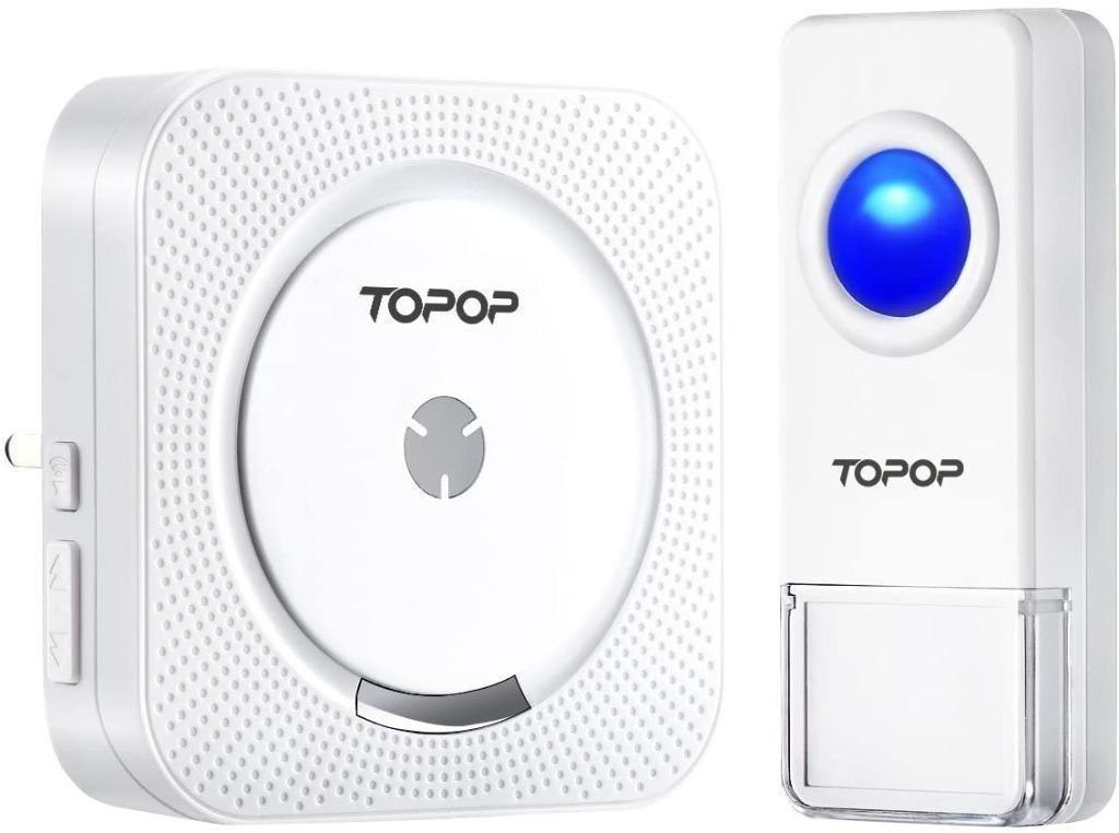 TOPOP Wireless Doorbell, Furniture & Home Living, Security & Locks ...