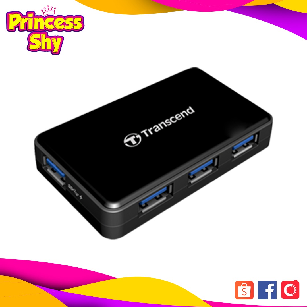 Transcend 4-Port USB 3.1 Gen 1 Hub TS-HUB3K, Computers & Tech, Parts ...