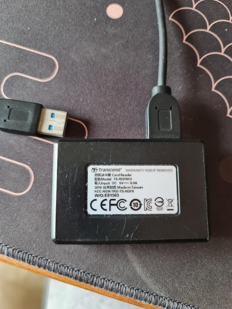 Transcend sd card reader, cf card reader, compact flash, Computers ...