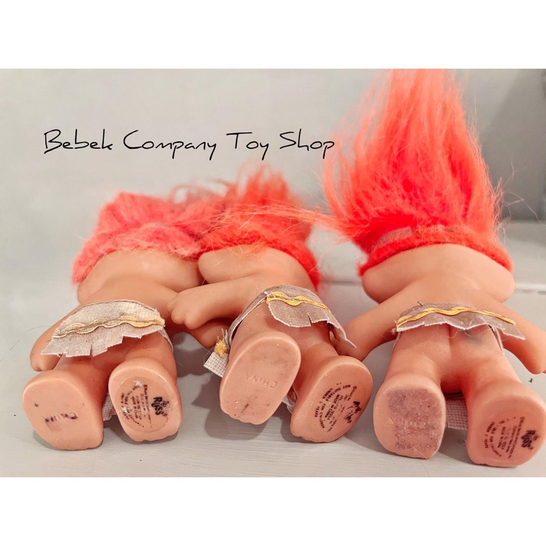 Troll Doll 80s VTG trolls 印地安 醜娃 巨魔娃娃 幸運小子 印第安 印地安人 古董玩具, 興趣及遊戲, 玩具與遊戲在旋轉拍賣
