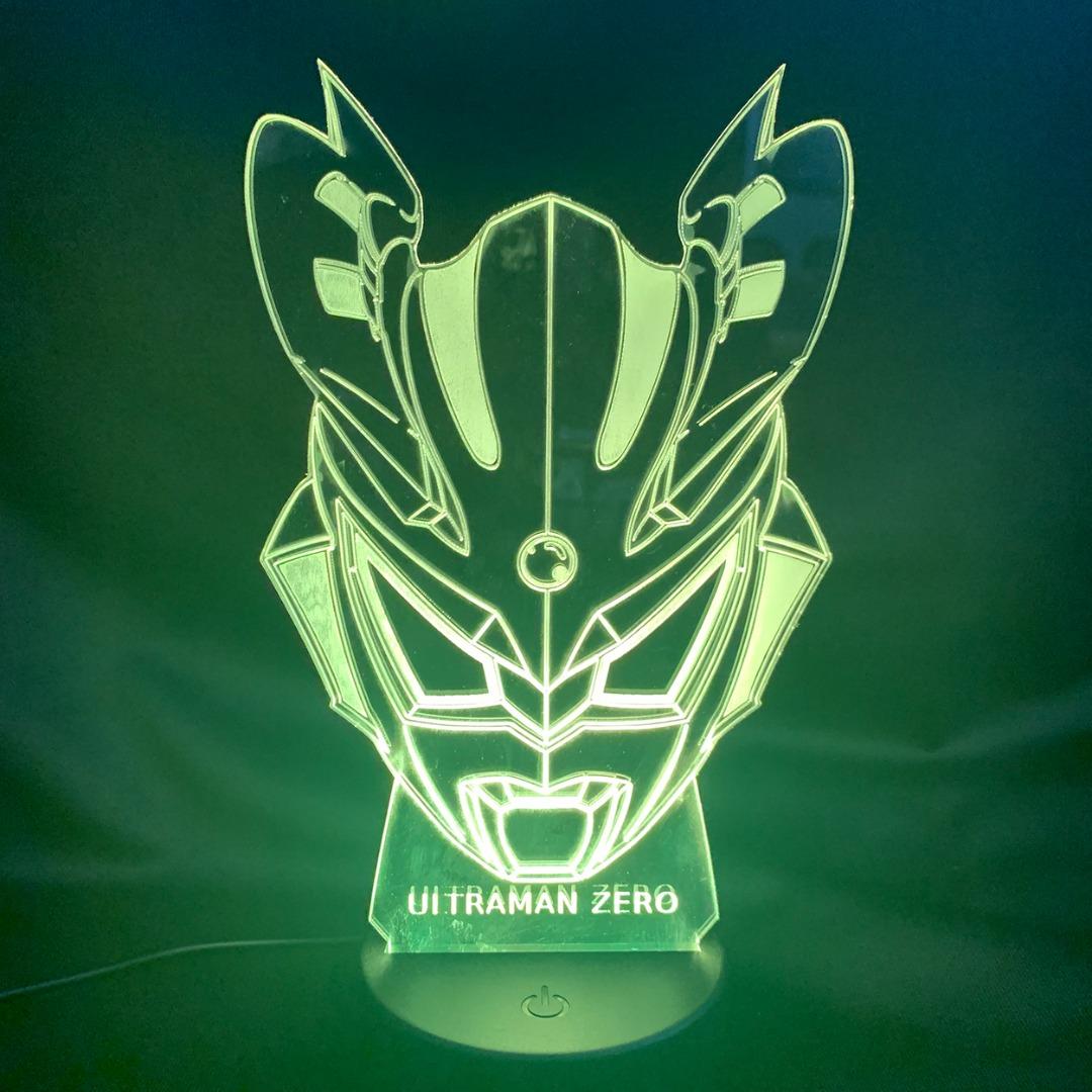 Ultraman Zero LED RGB Light Bed Lamp with Remote Original draw and ...