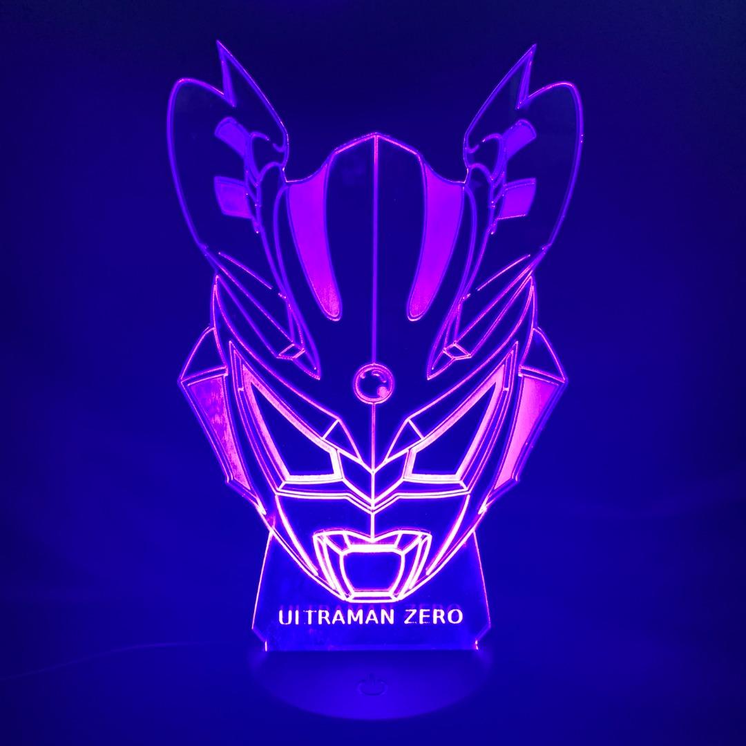 Ultraman Zero LED RGB Light Bed Lamp with Remote Original draw and ...