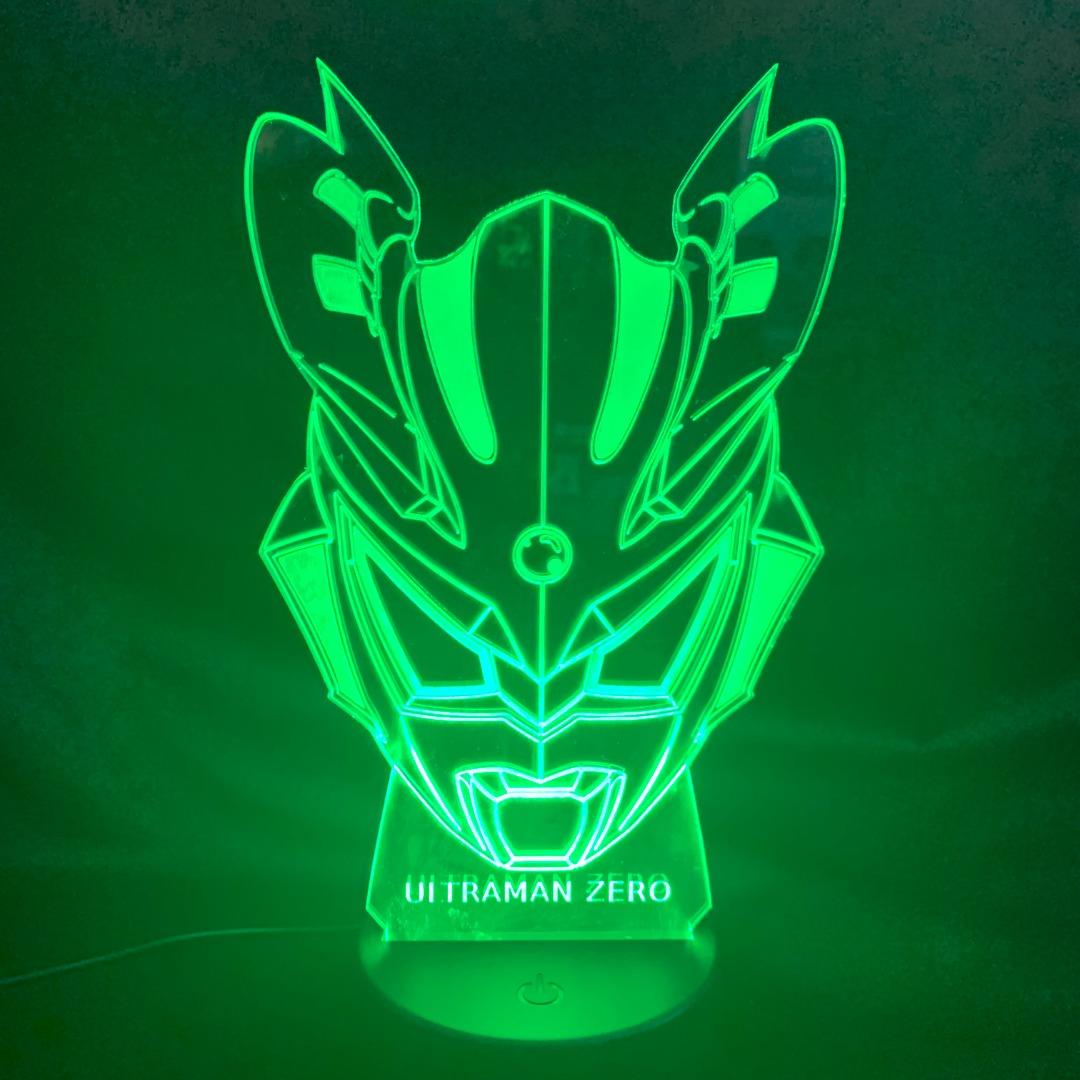 Ultraman Zero LED RGB Light Bed Lamp with Remote Original draw and ...