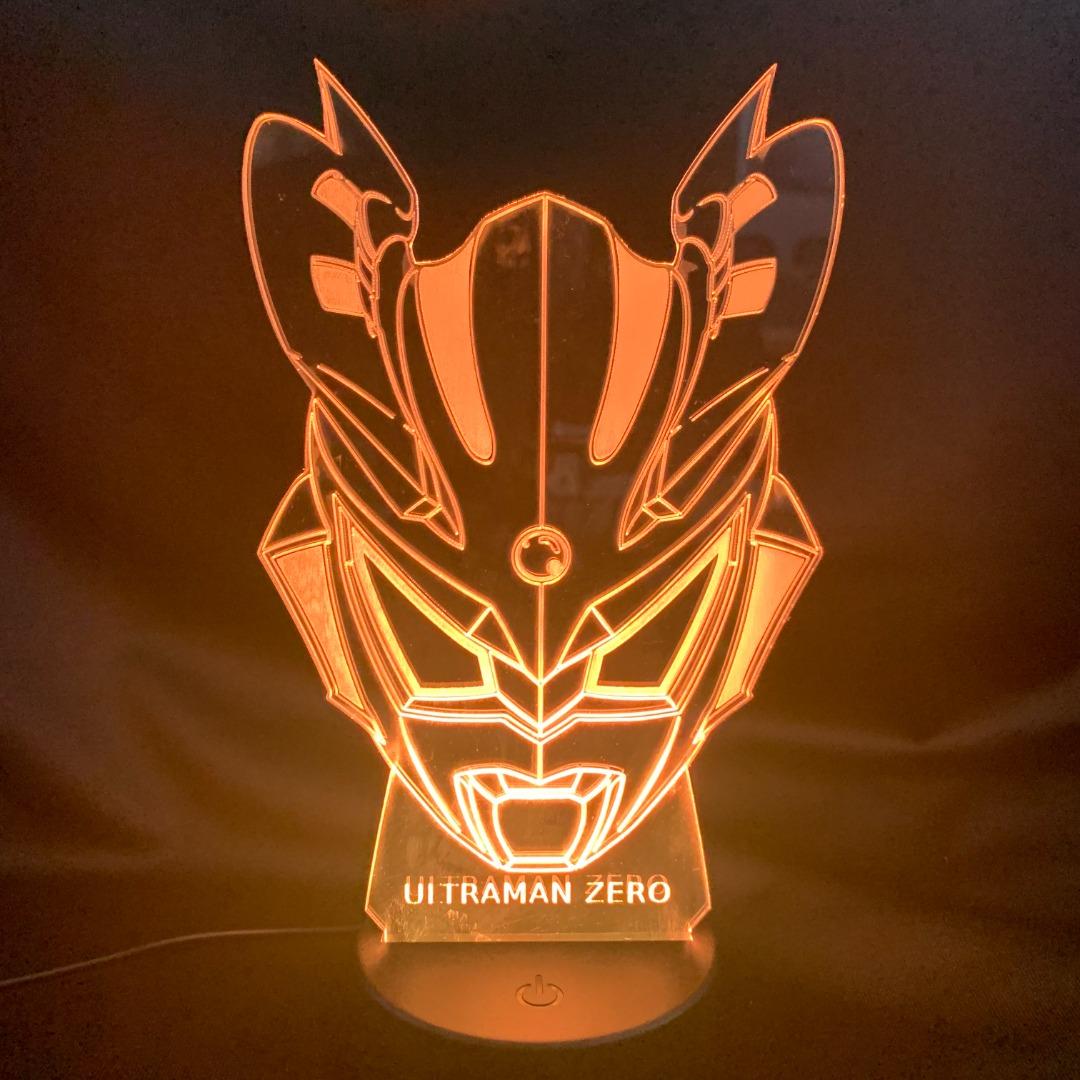 Ultraman Zero LED RGB Light Bed Lamp with Remote Original draw and ...