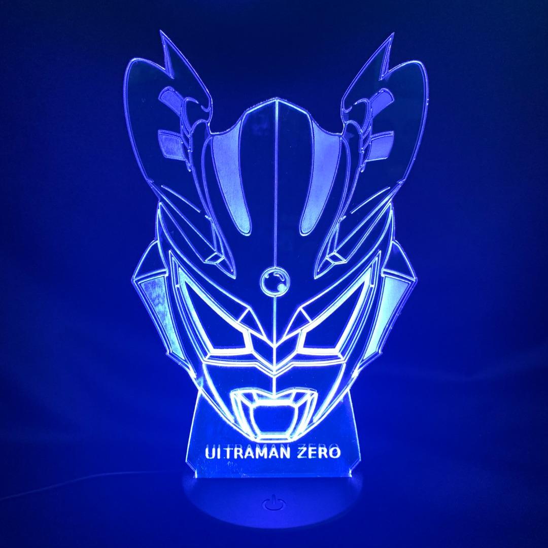 Ultraman Zero LED RGB Light Bed Lamp with Remote Original draw and ...