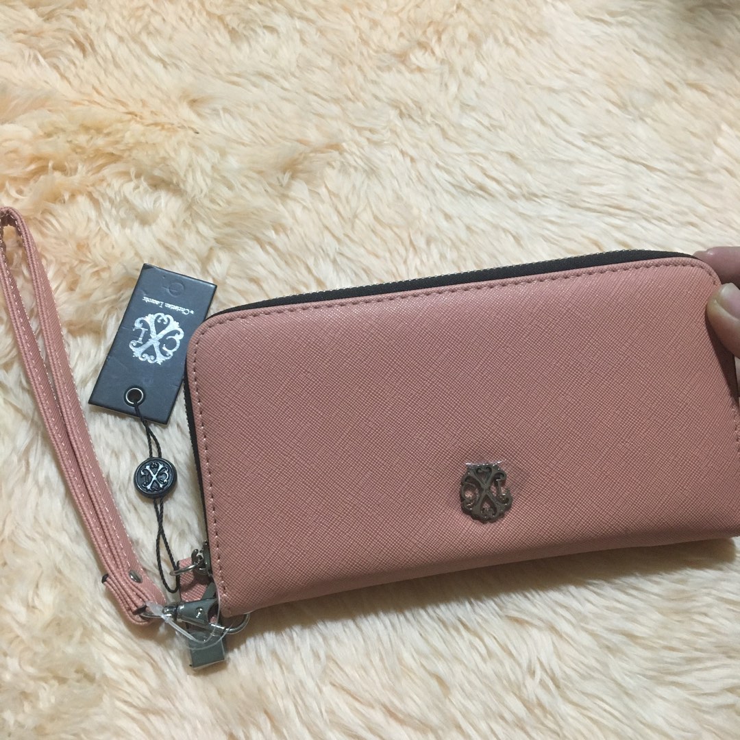 US BOUGHT ORIGINAL CHRISTIAN LACROIX WALLET PINK, Women's Fashion, Bags ...