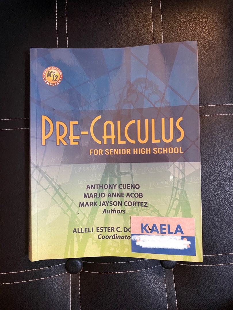 UST SHS Pre Calculus Book (with Plastic Cover), Hobbies & Toys, Books ...