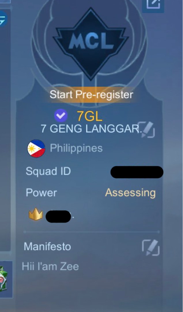 Verified squad Philippines Mobile Legends, Video Gaming, Gaming ...