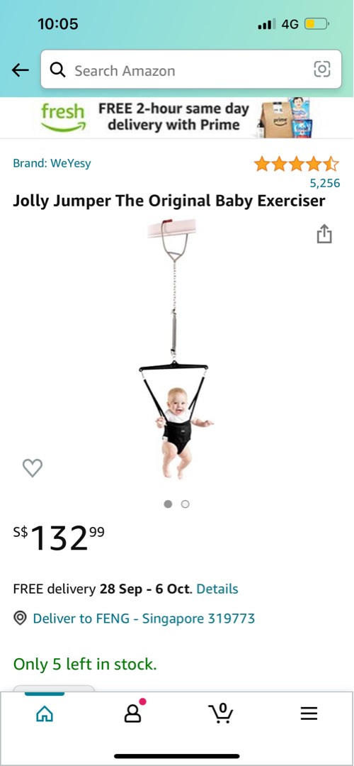 Very useful Jolly Jumper baby exerciser, Babies & Kids, Infant Playtime ...