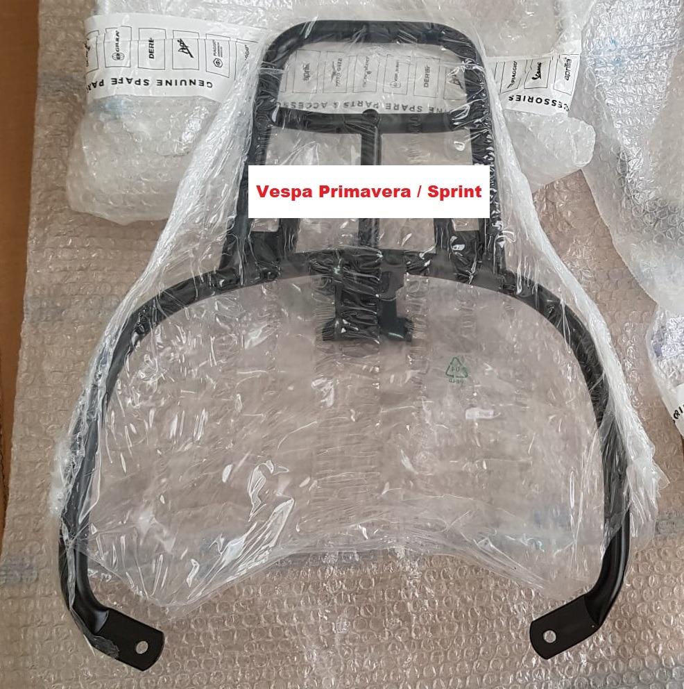 Vespa Luggage Rack / Top Case Rack / Top Box Rack (Chromed / Black ...