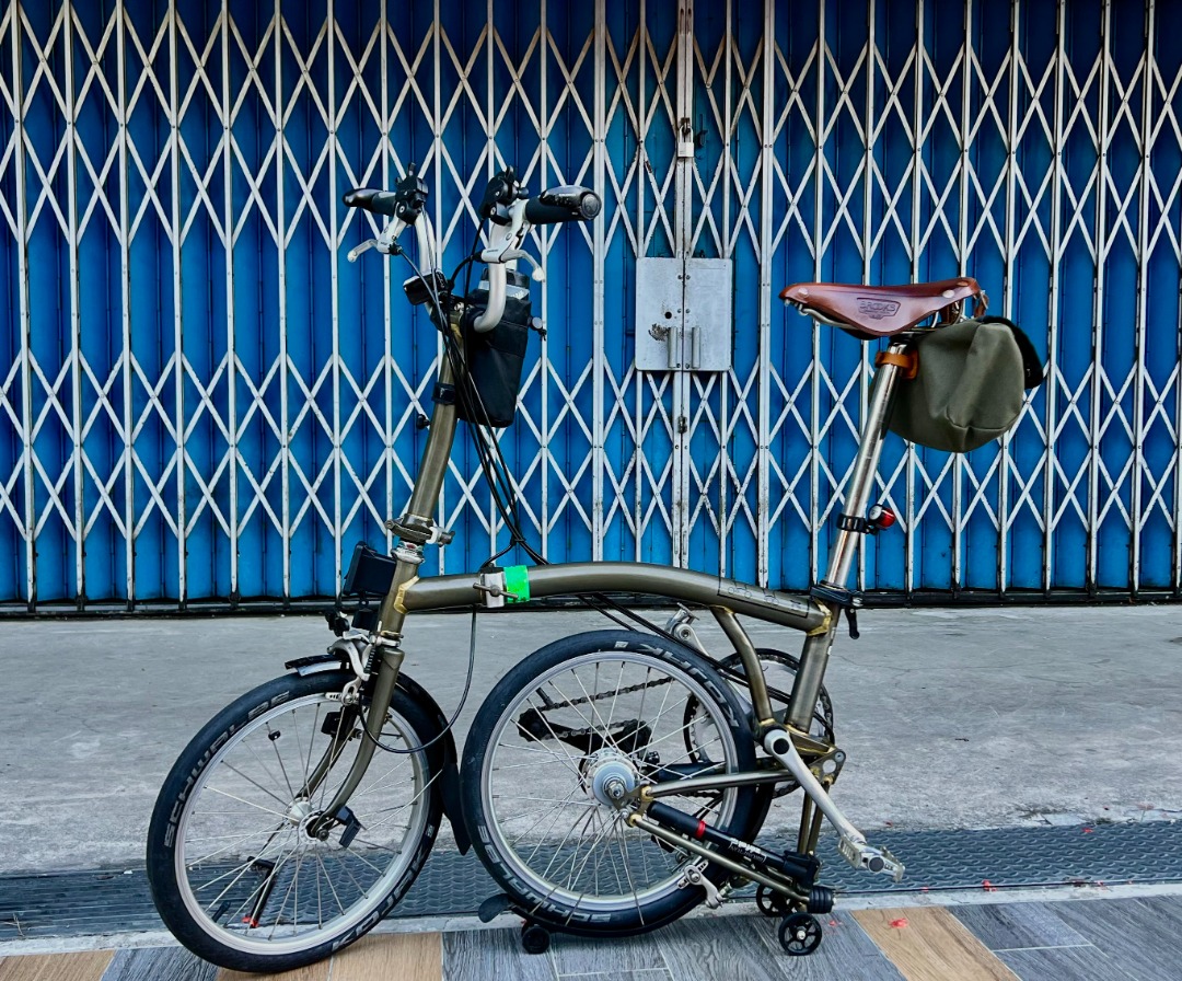 Vintage Classic Brompton Raw Lacquer M6L/M6R (This is NOT the new shiny raw lacquer), Sports ...