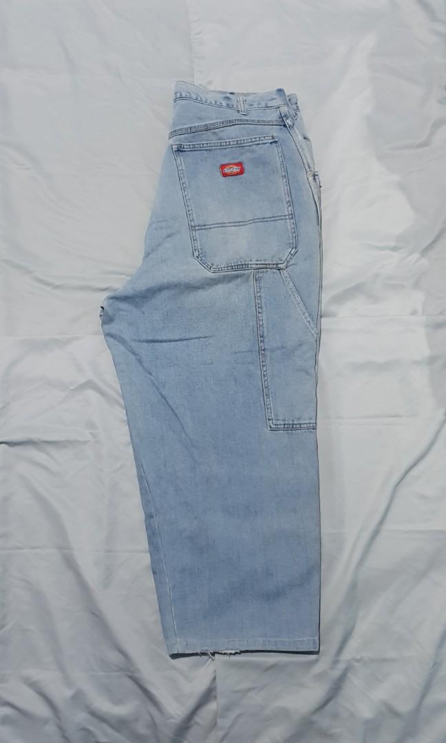 Vintage dickies carpenters baggy jeans denim maong pants, Men's Fashion ...