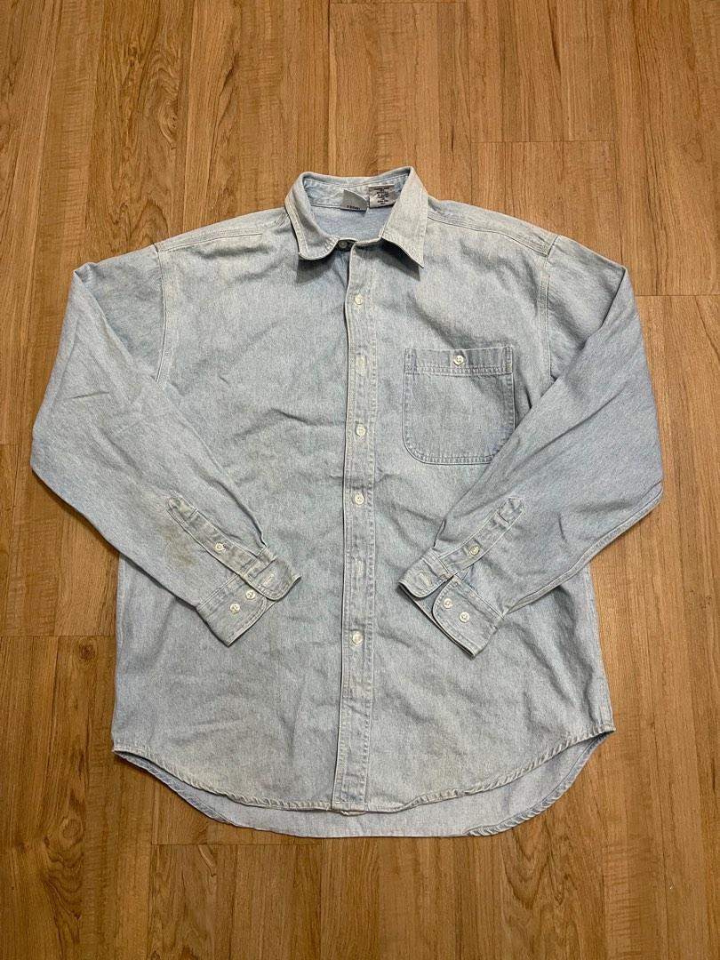 Vintage Disney Character denim shirt, Men's Fashion, Tops & Sets ...