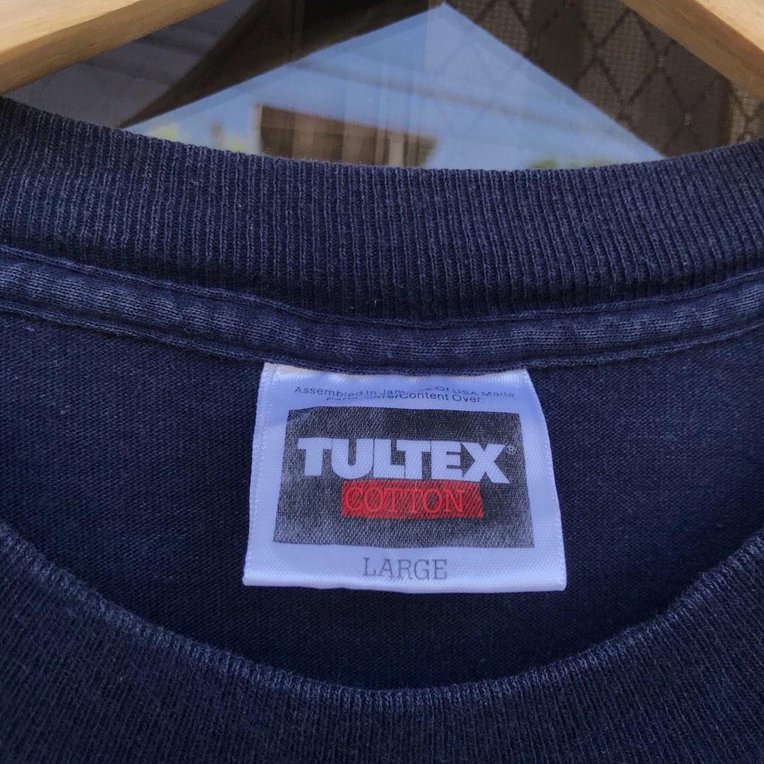 Vintage Navy Blue Tultex Tee (Single Stitch), Men's Fashion, Tops & Sets, Tshirts & Polo Shirts ...