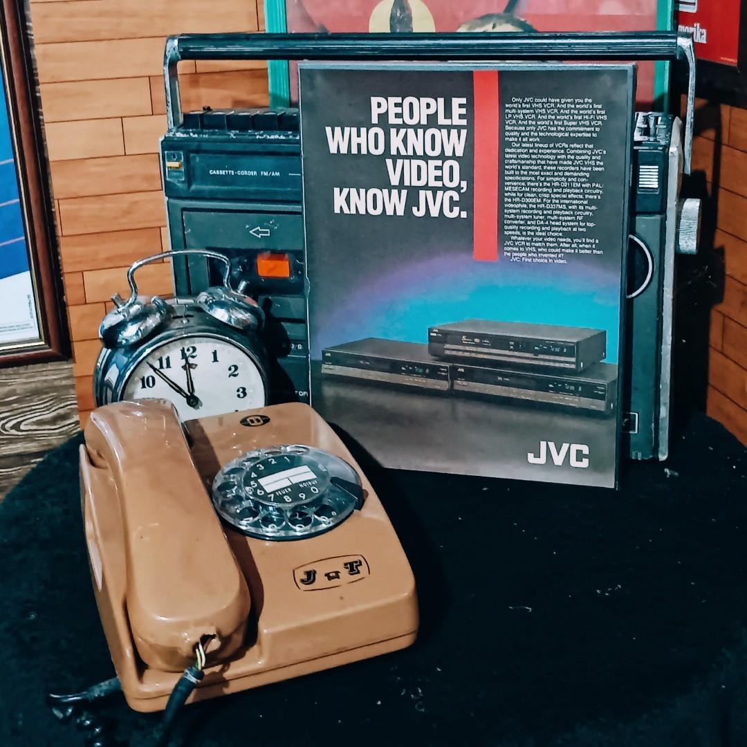 Vintage Poster JVC Video Tape, Furniture & Home Living, Home Decor ...