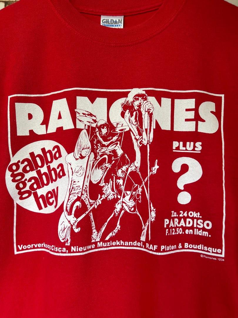 Vintage Ramones Gabba Gabba Hey Tee Medium Mens Fashion Tops And Sets Tshirts And Polo Shirts