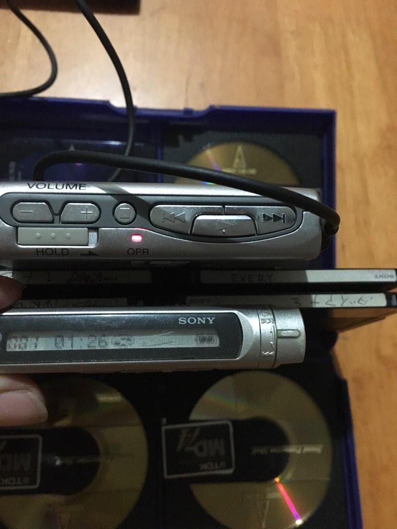 Vintage Sony Mini Disc Player, Audio, Portable Music Players on Carousell