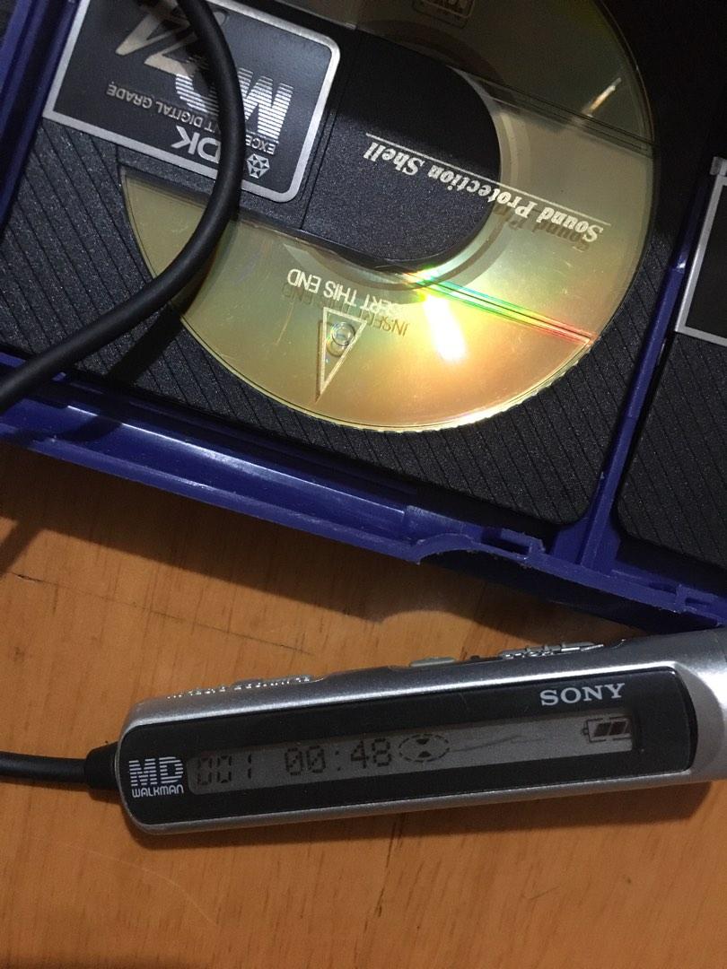 Vintage Sony Mini Disc Player, Audio, Portable Music Players on Carousell