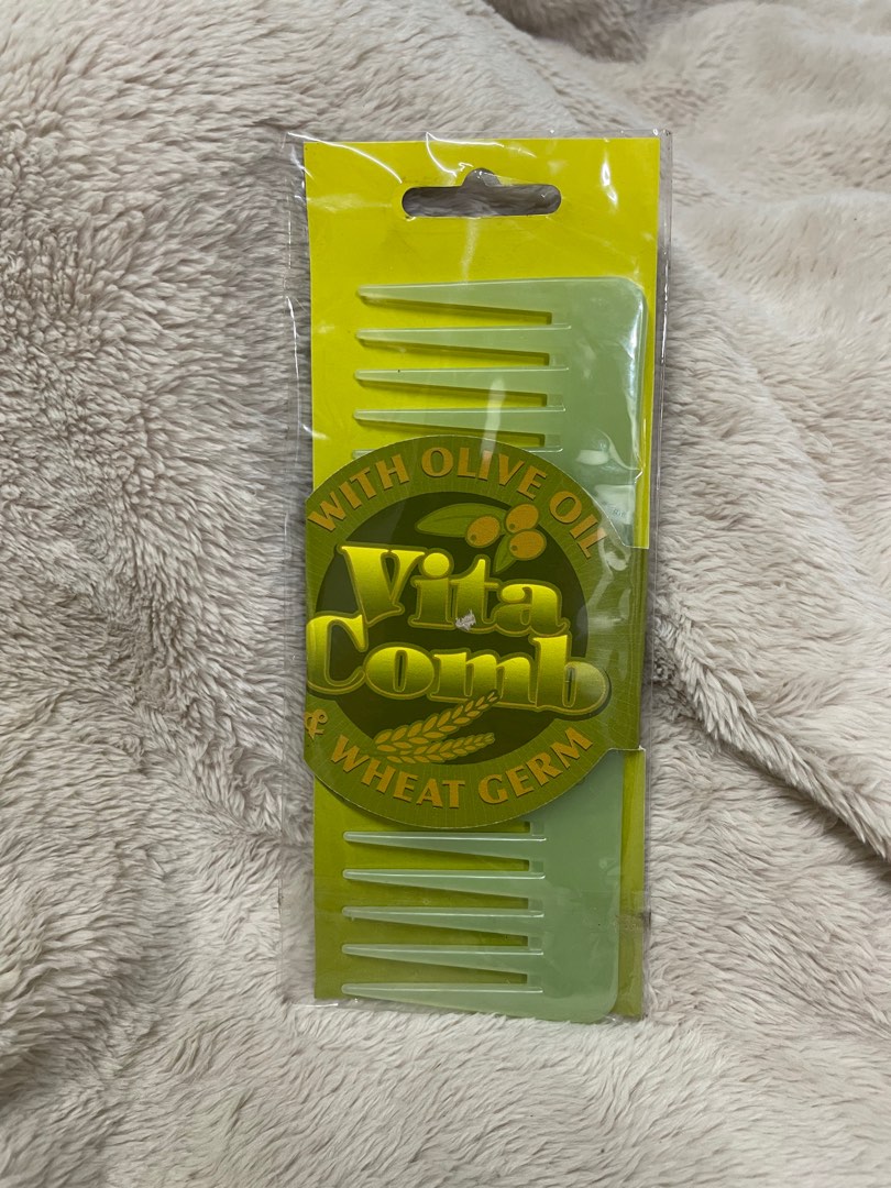 Vita comb with olive oil organic comb, Beauty & Personal Care, Hair on ...