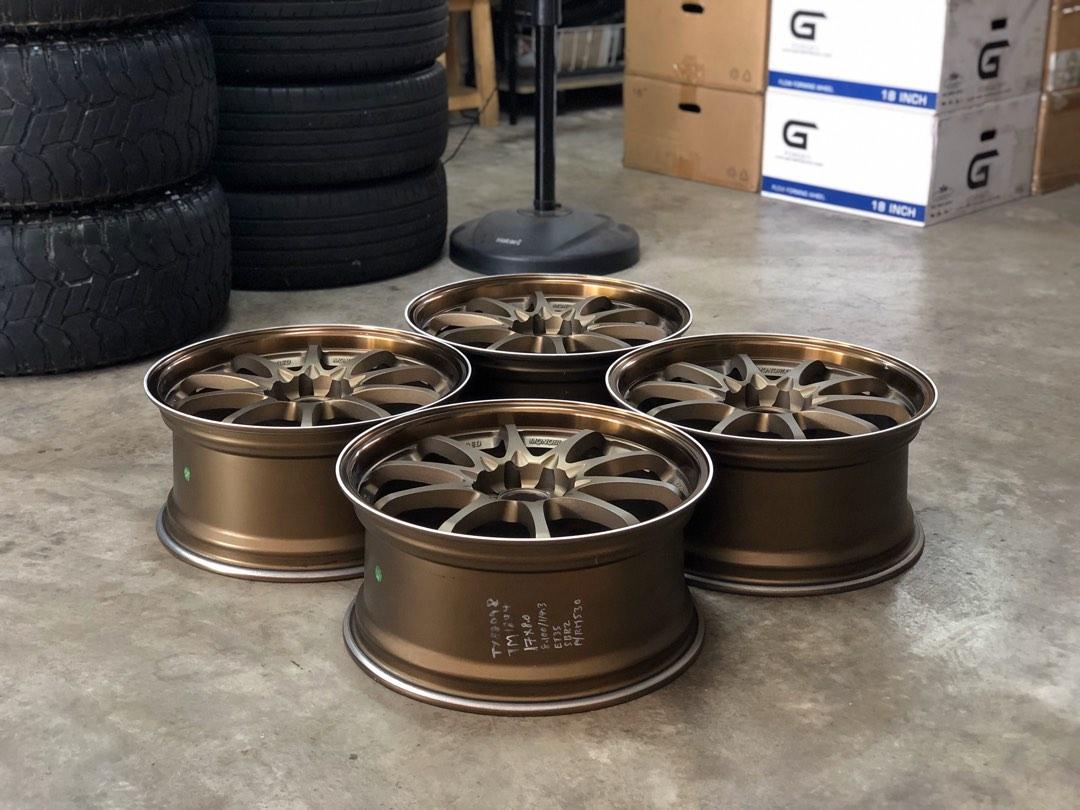 VOLK RAYS CE28 17 rim myvi alza vios yaris city jazz wira saga satria ...