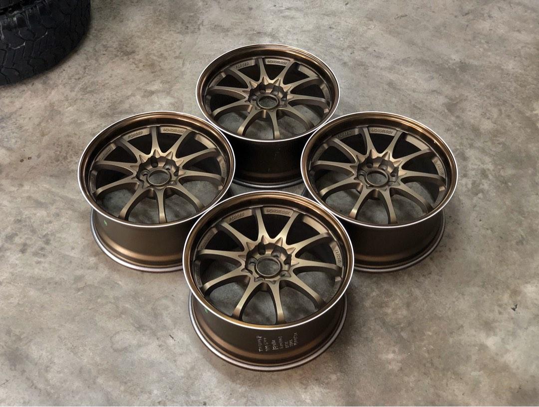 VOLK RAYS CE28 17 rim myvi alza vios yaris city jazz wira saga satria almera fiesta swift ...