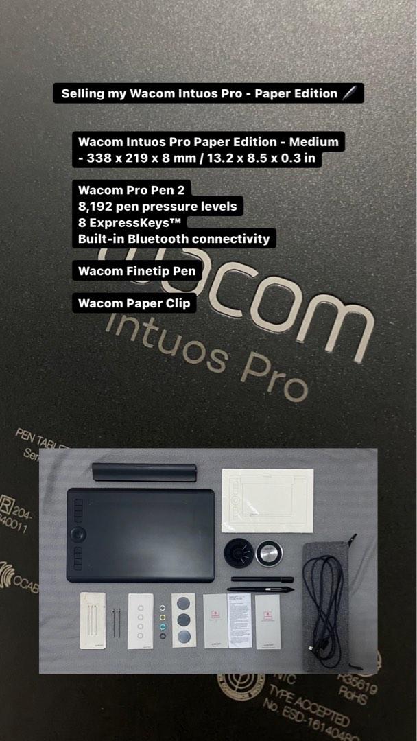 Wacom Intuos Pro - Paper Edition, Computers & Tech, Parts & Accessories ...