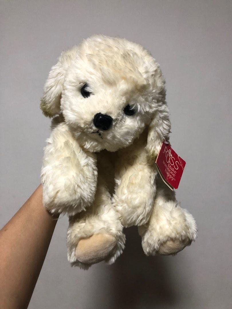 White dog soft toy - Russ Toys brand, Hobbies & Toys, Toys & Games on ...