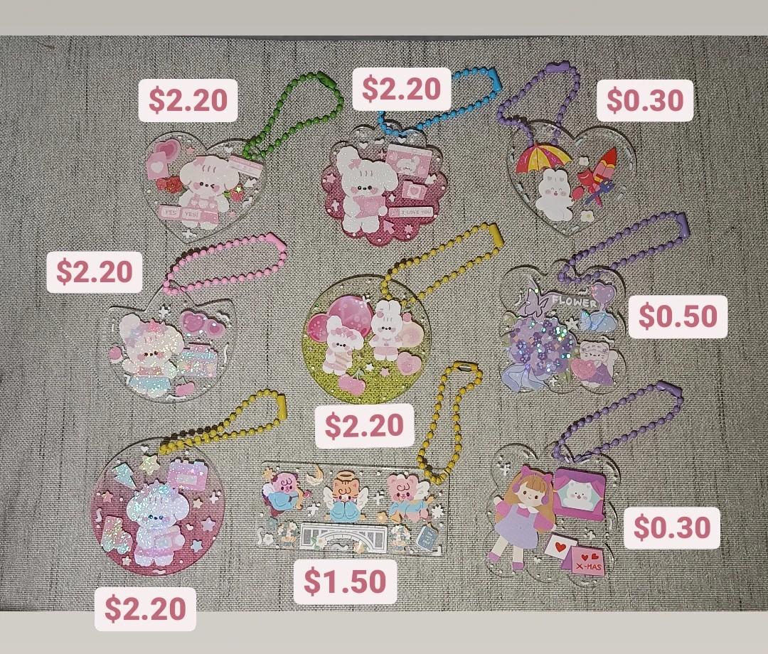 Wts Decorated Acrylic Keychains, Guka/Goo Plates, Hobbies & Toys ...